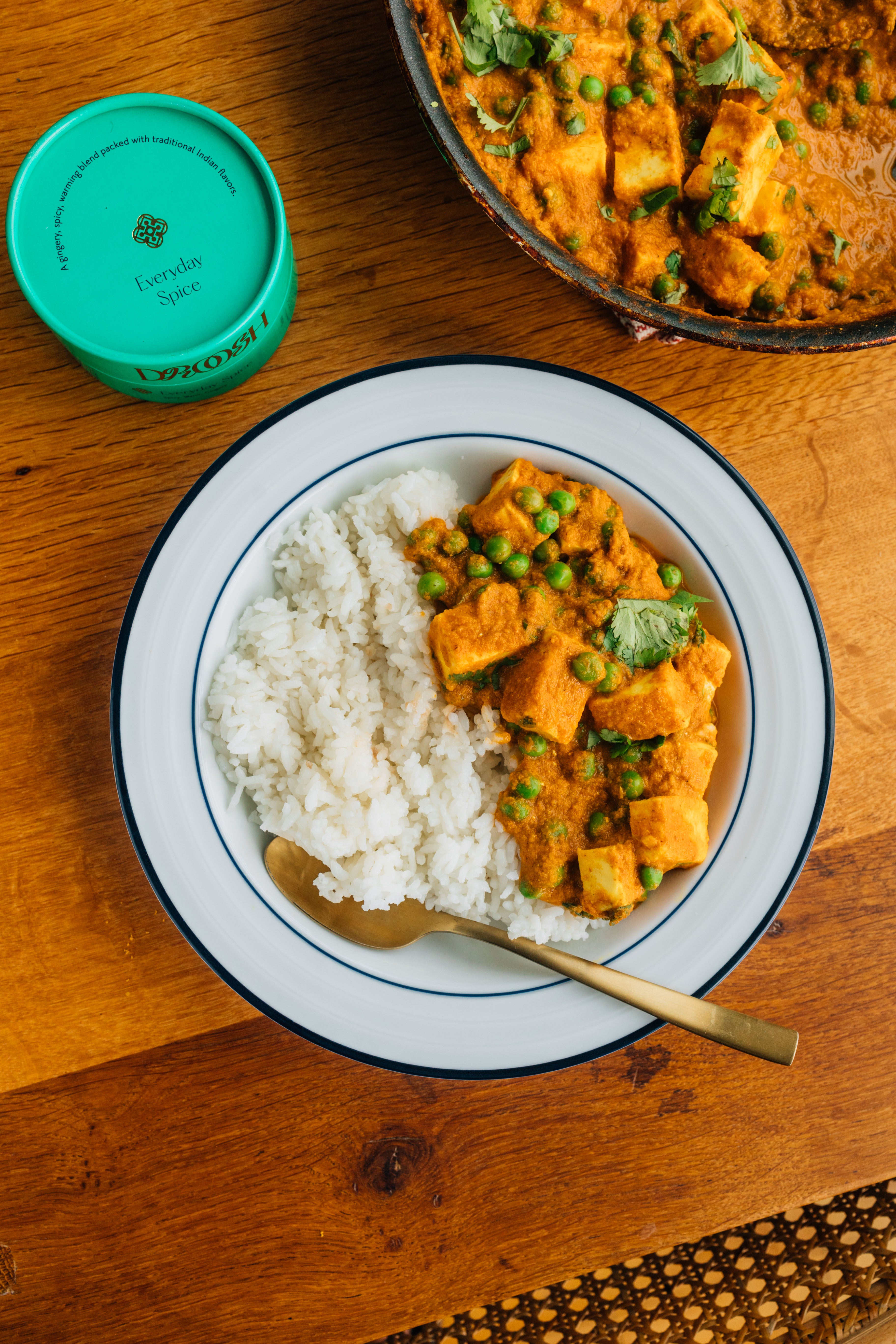 Mattar Paneer – Droosh