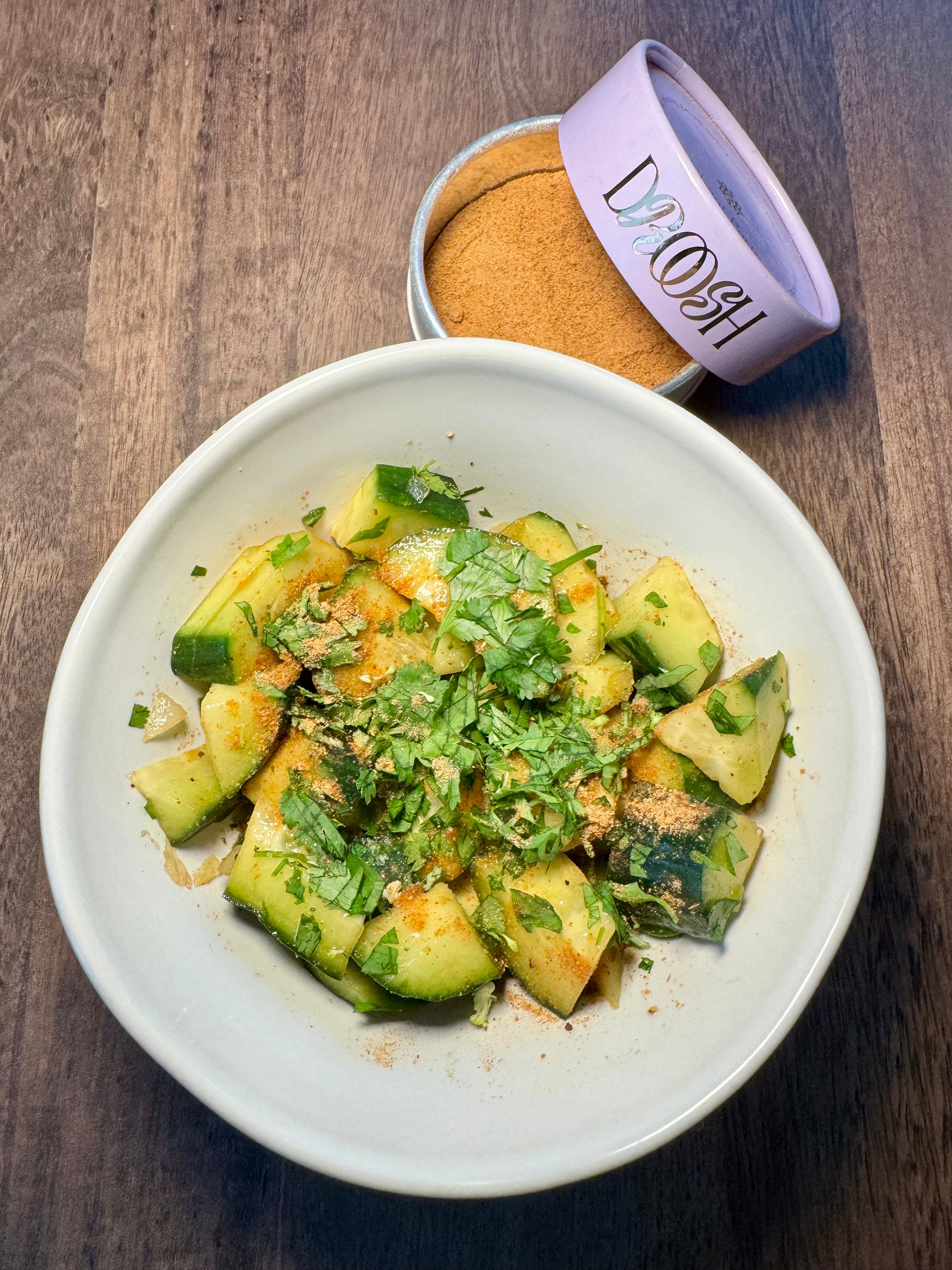 Chaat Cucumber Salad – Droosh